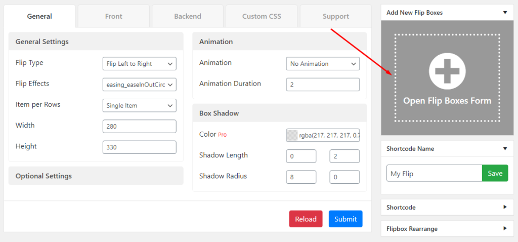Add & Customize the Flip Box | Flipbox – Awesomes Flip Boxes & Image Overlay